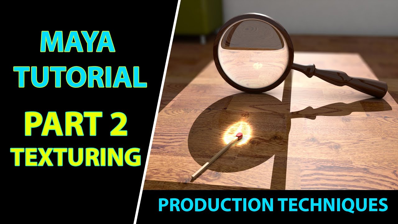 Maya 2016 tutorial | How to Texture the Magnifying Glass Effect- Part 2 ...