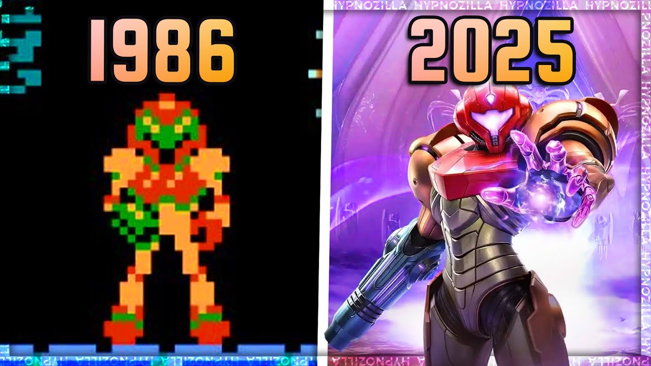 The Evolution of Metroid Games [1986-2025] - YouTube