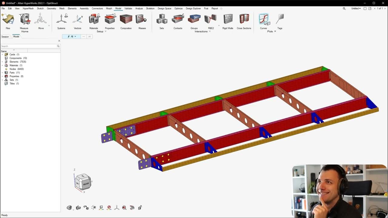 Altair Hyperworks 2022.1 Linear Transient Tutorial (OS-HWX-T: 2000 ...