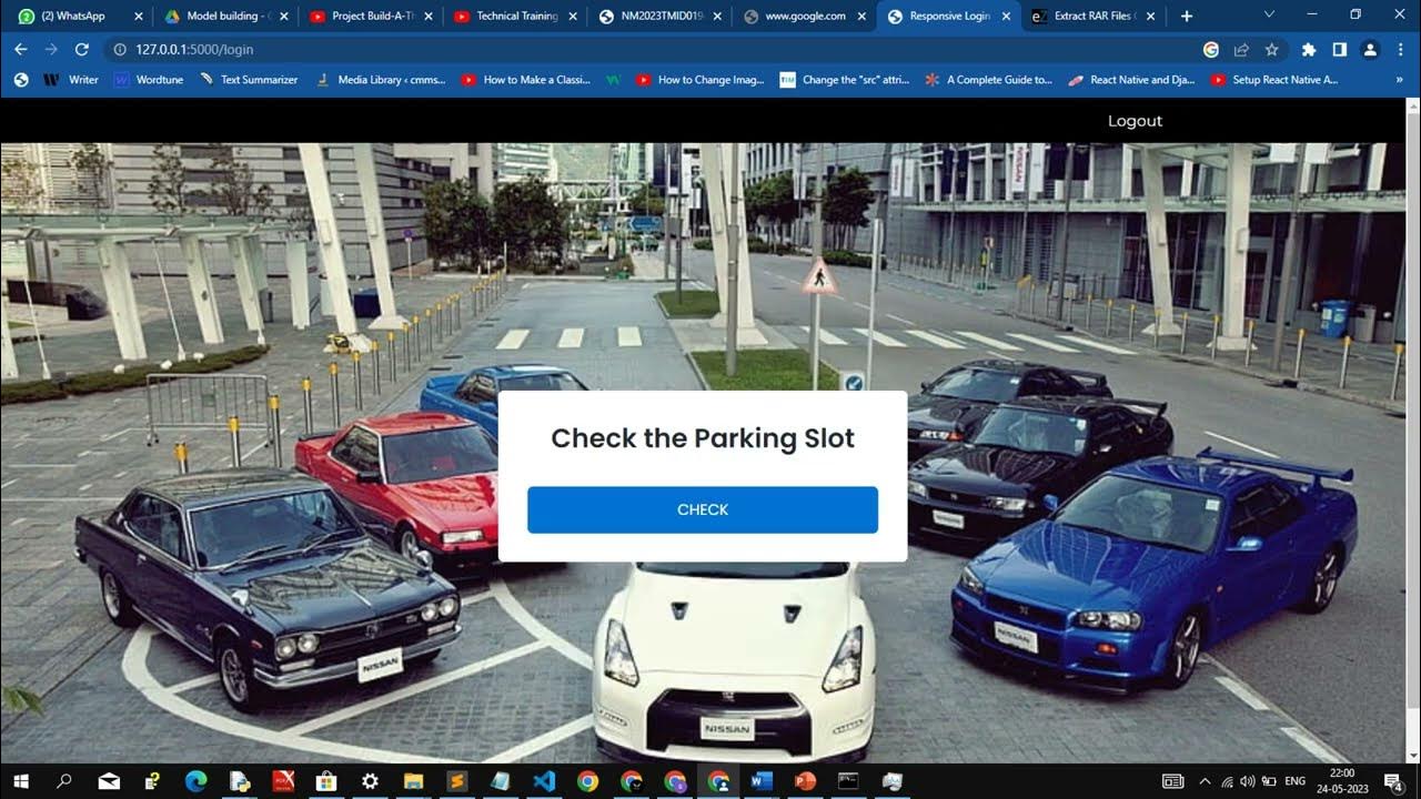 AI Enabled Car Parking System using openCV-Naan Mudhalvan project presentation - YouTube