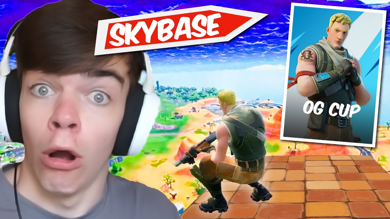 SKYBASE in OG FORTNITE CUP... - YouTube