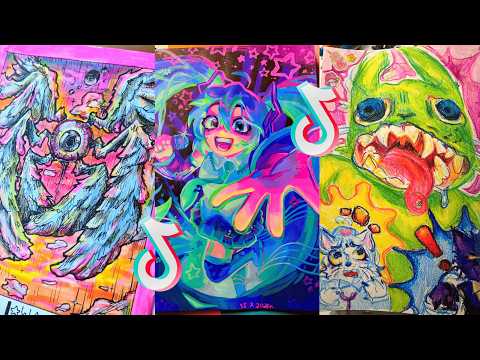 ART SKETCHBOOK 📖 TIKTOK compilation #161