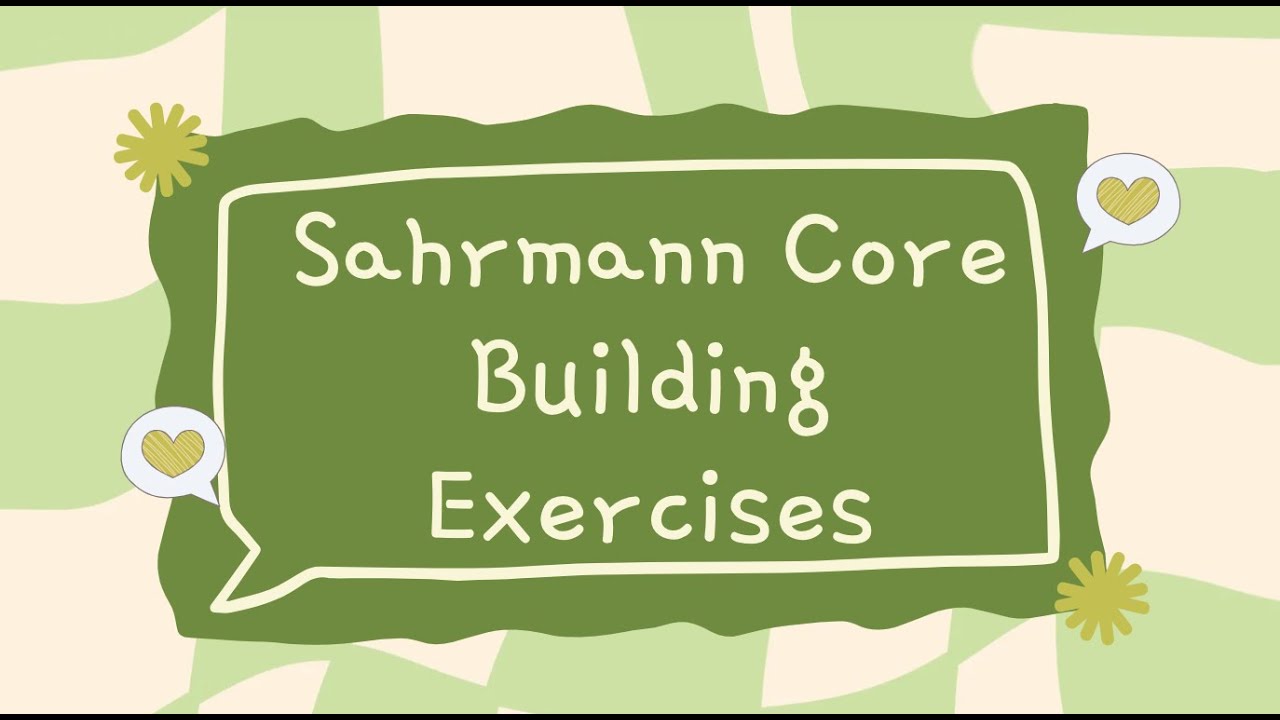 Sahrmann Core Exercises - YouTube