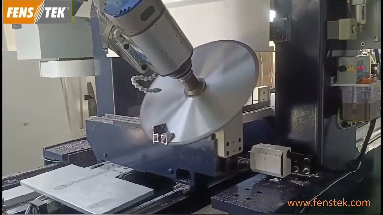 5 AXIS machining center industry aluminium processing machine curtain ...