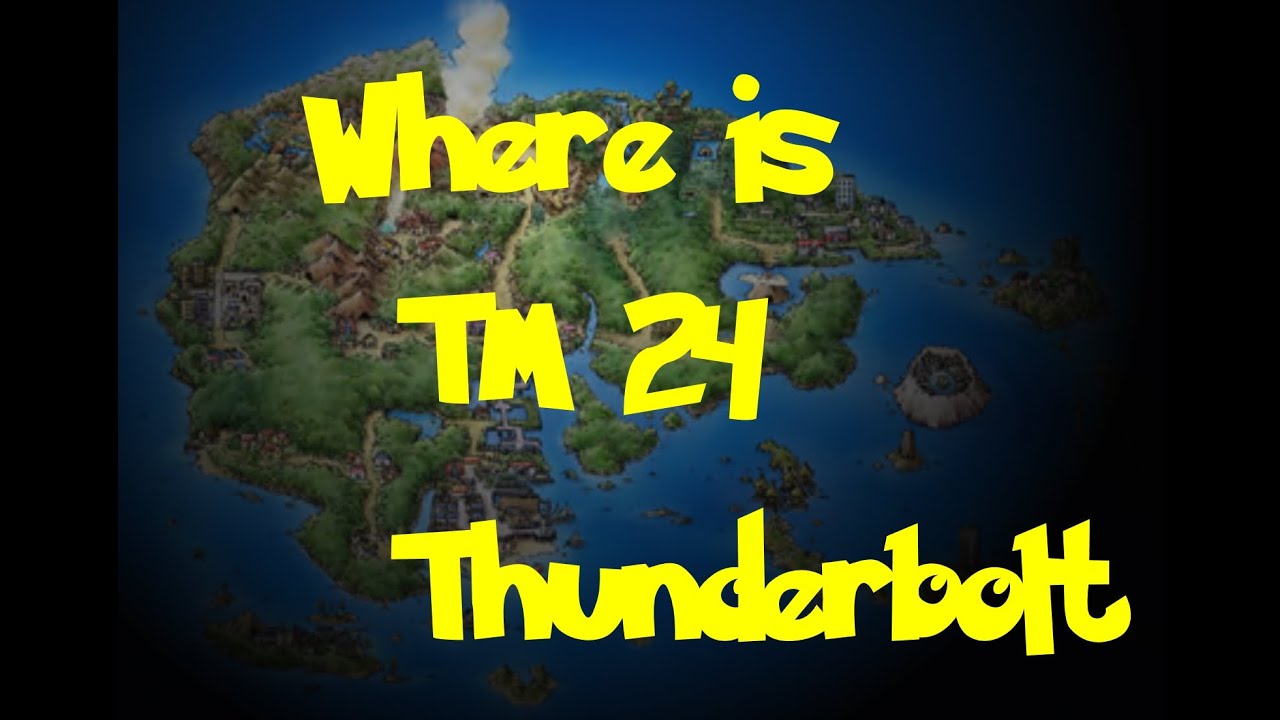 Where Is: TM 24 - Thunderbolt (Location 1) (Pokemon Ruby/Sapphire ...