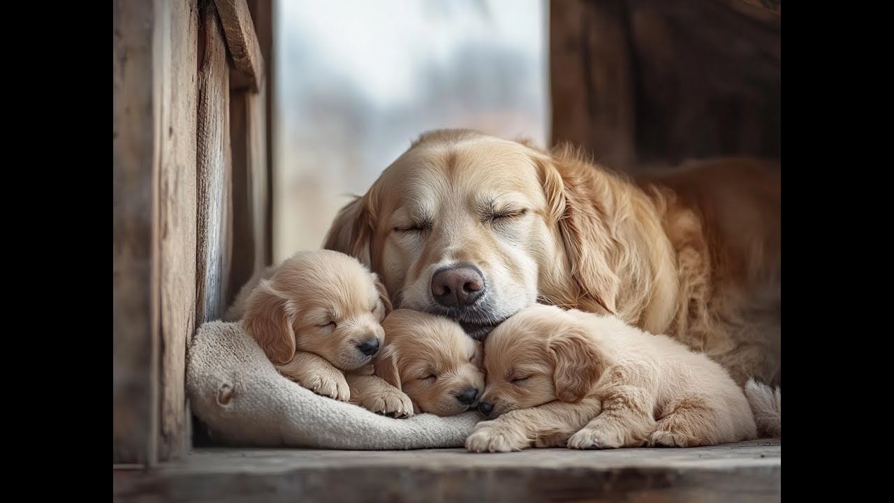 Mother Dog Nursing Her Adorable Puppies 🐶 ️ A Heartwarming Moment ...