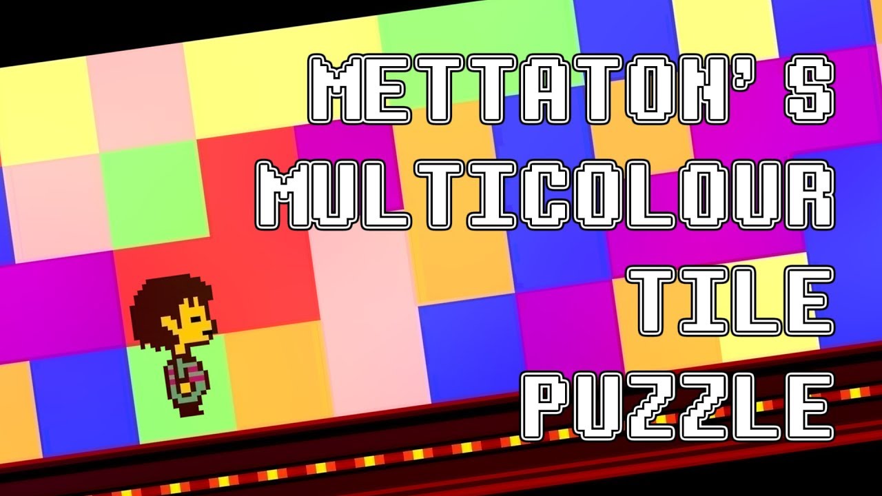 Mettaton's Multicolour Tile Maze Complete | Live - YouTube