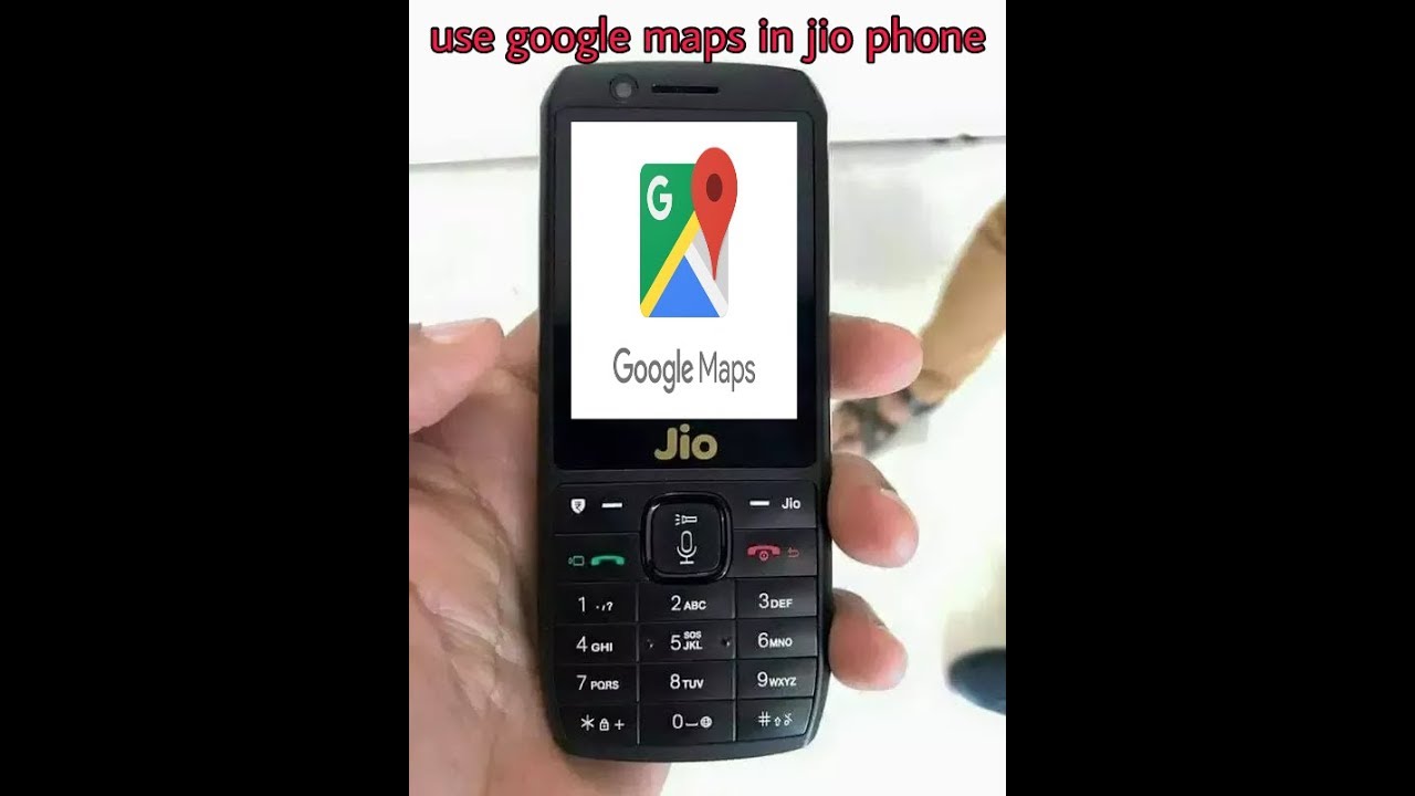 How to use Google Maps in jio phone... - YouTube