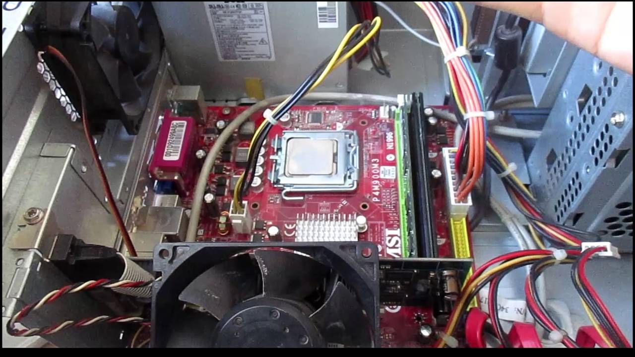 İşlemci nasıl takılır intel core 2 duo e6600 incelemesi ile - YouTube