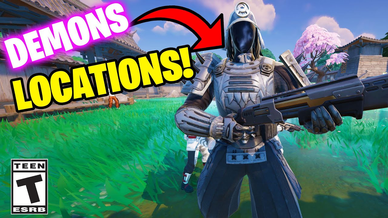 Damage demons fortnite ( Where to find demons locations) - YouTube