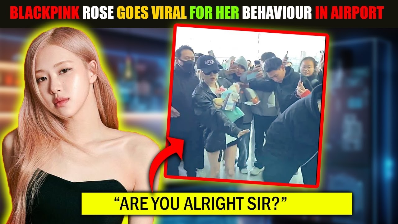 Blackpink ROSE Went Viral For Her Reaction Towards an INJURED FAN - YouTube