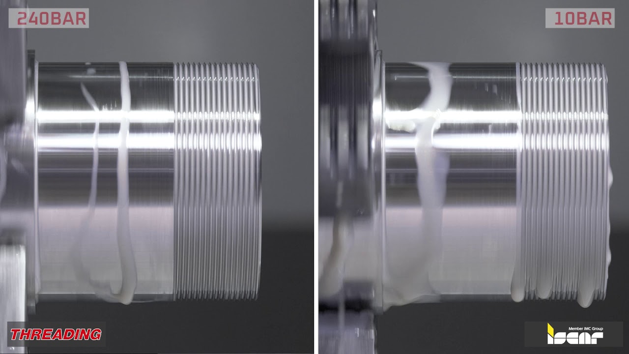 ISCAR High Pressure Threading - YouTube