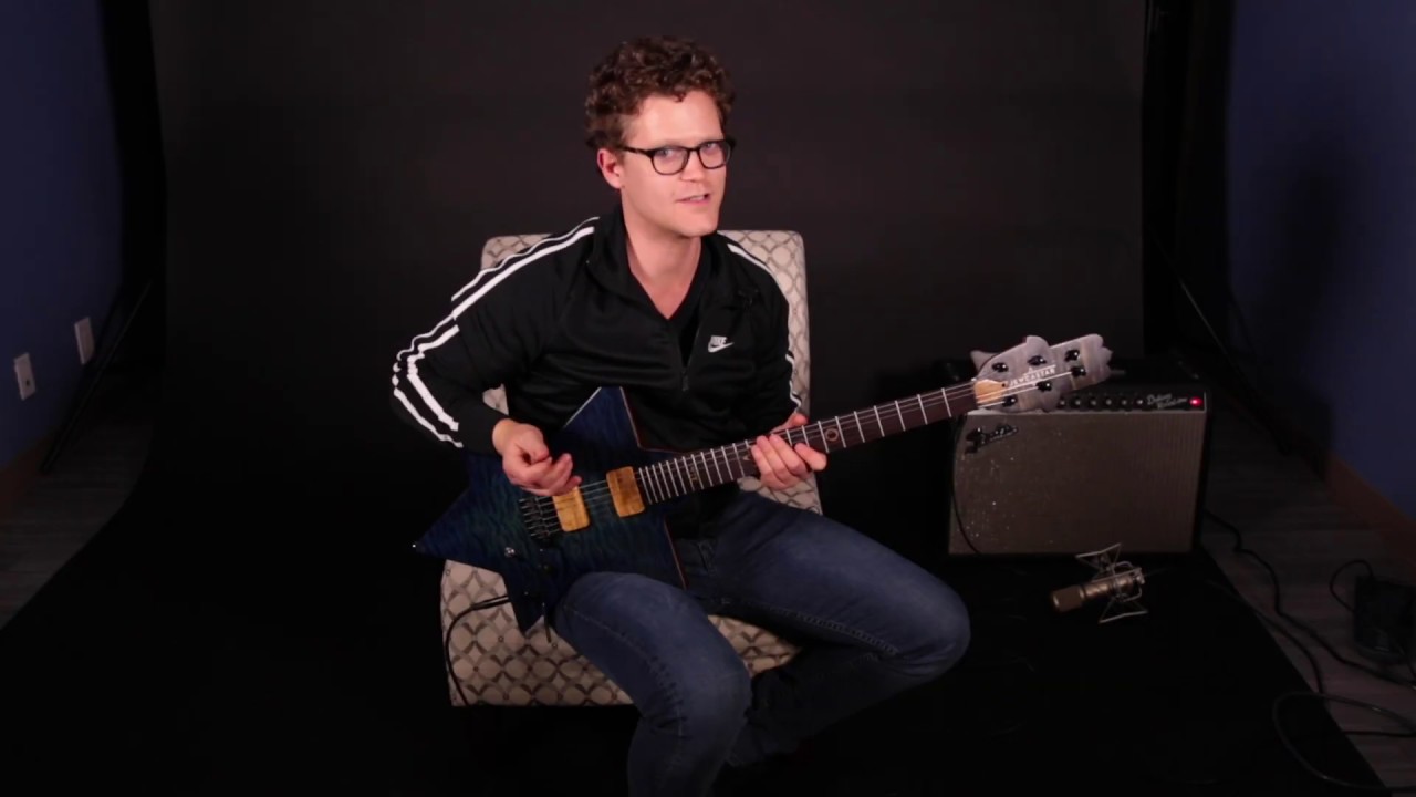 Will Brahm Demonstrates the six tones of the Jewcastar Guitar - YouTube