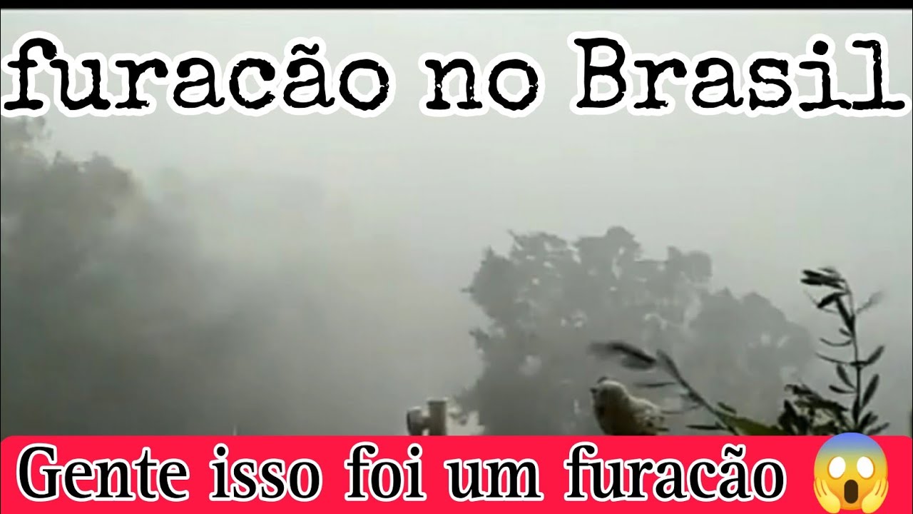 Furacão no Brasil - YouTube