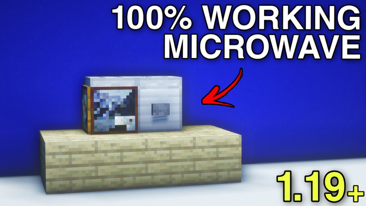 How To Make A 100 Working Microwave In Minecraft Minecraft 1 19 how-to-make-a-100-working-microwave-in-minecraft-minecraft-1-19