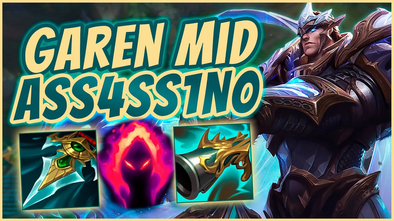 GAREN MID FULL LETALIDADE | SUBESTIMEI O TIME DE FORA DE META INIMIGO ...