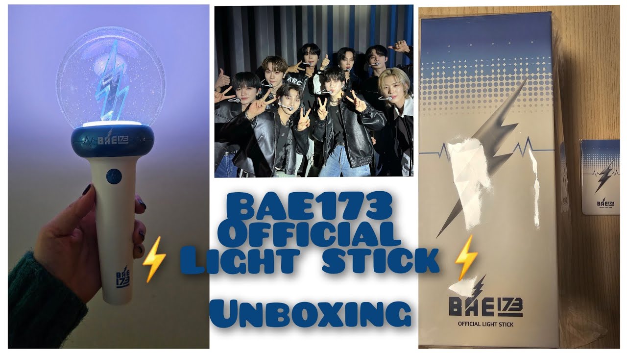 [엘스로그 20] BAE173(비에이이173) 공식응원봉 언박싱⚡️ - YouTube