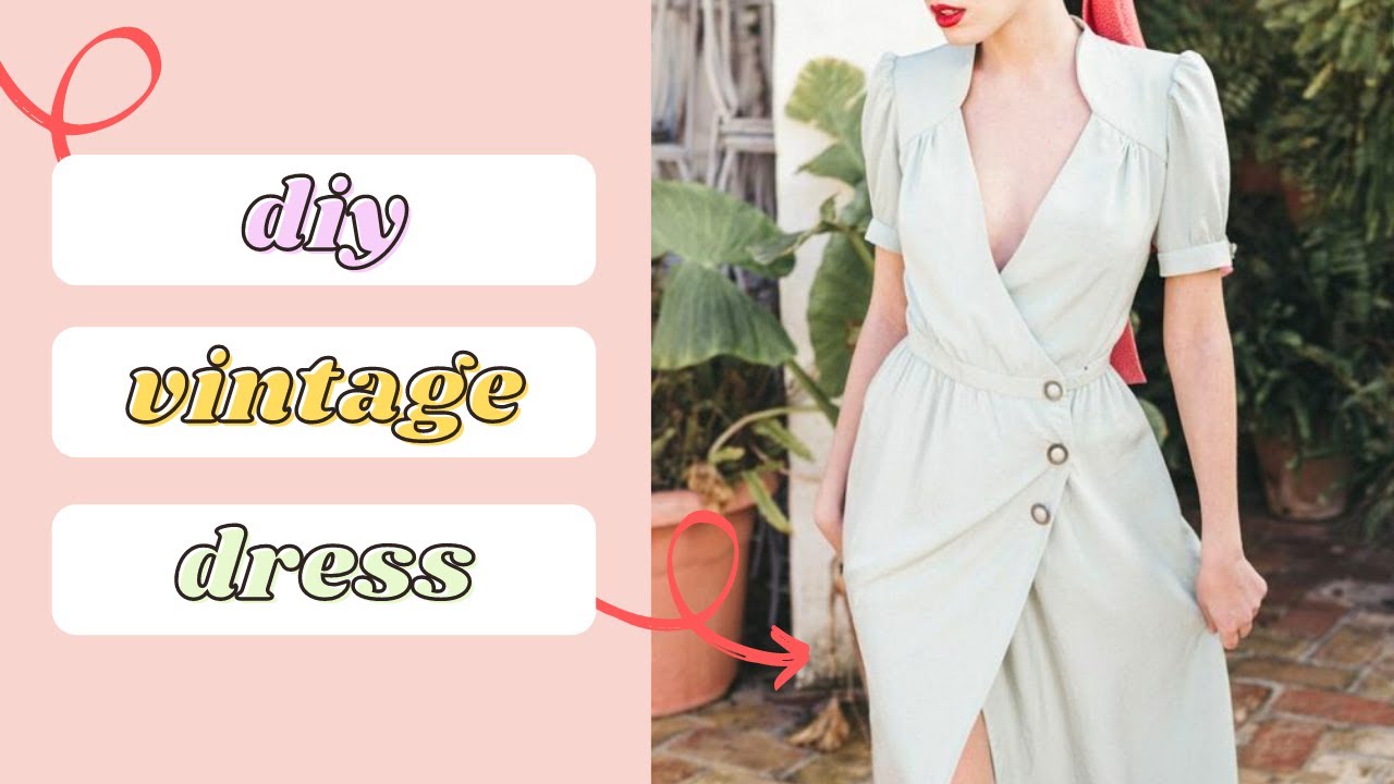 DIY Pinterest Dress / How i made my Christmas dress - YouTube