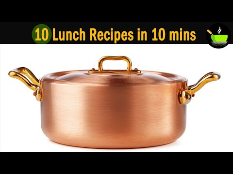10 lunch recipes in 10 mins | Quick & Easy Lunch Box Recipes | Variety ...