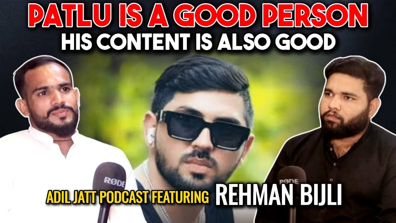 Rehman Bijli Shares His View On Mister Patlu | Adil Jatt Podcast - YouTube