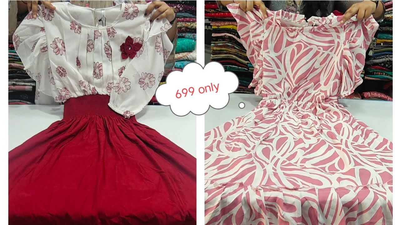 Most trending western short frocks #699only#budgetfriendly #worldwide ...