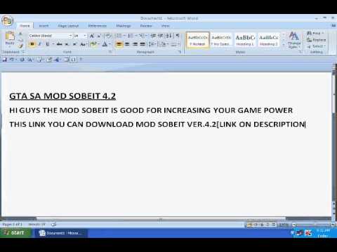 mod sobeit 4.2 with download link - YouTube