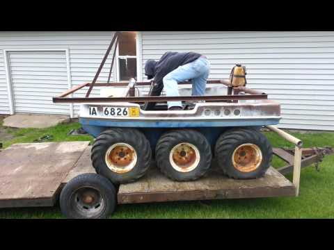 Swamp fox 6x6, cold start, first start since 1995 - YouTube