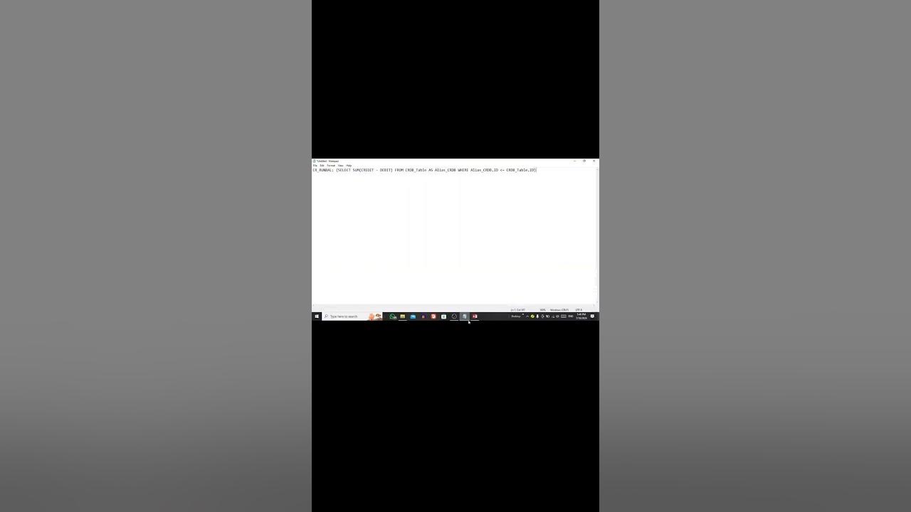 MS Access Running Sum #msaccess #shorts - YouTube