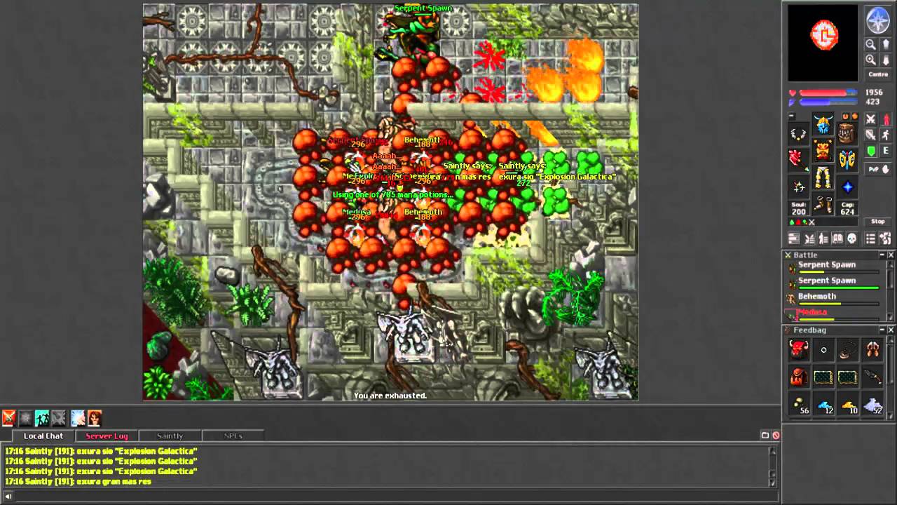 Tibia Medusa tower EK 160 + ED 190 - YouTube