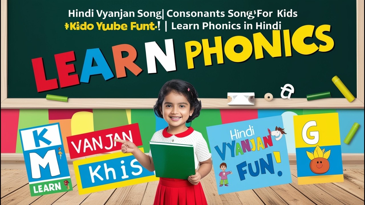 Hindi Vyanjan Song | Consonants Song for Kids | Learn Phonics in Hindi ...