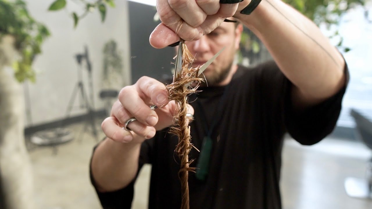 How to get the hair fluffy texture with WISPS TECHNIQUE! - YouTube