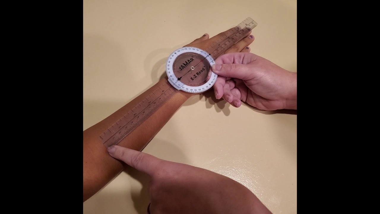 Wrist Ulnar and Radial Deviation ROM - YouTube