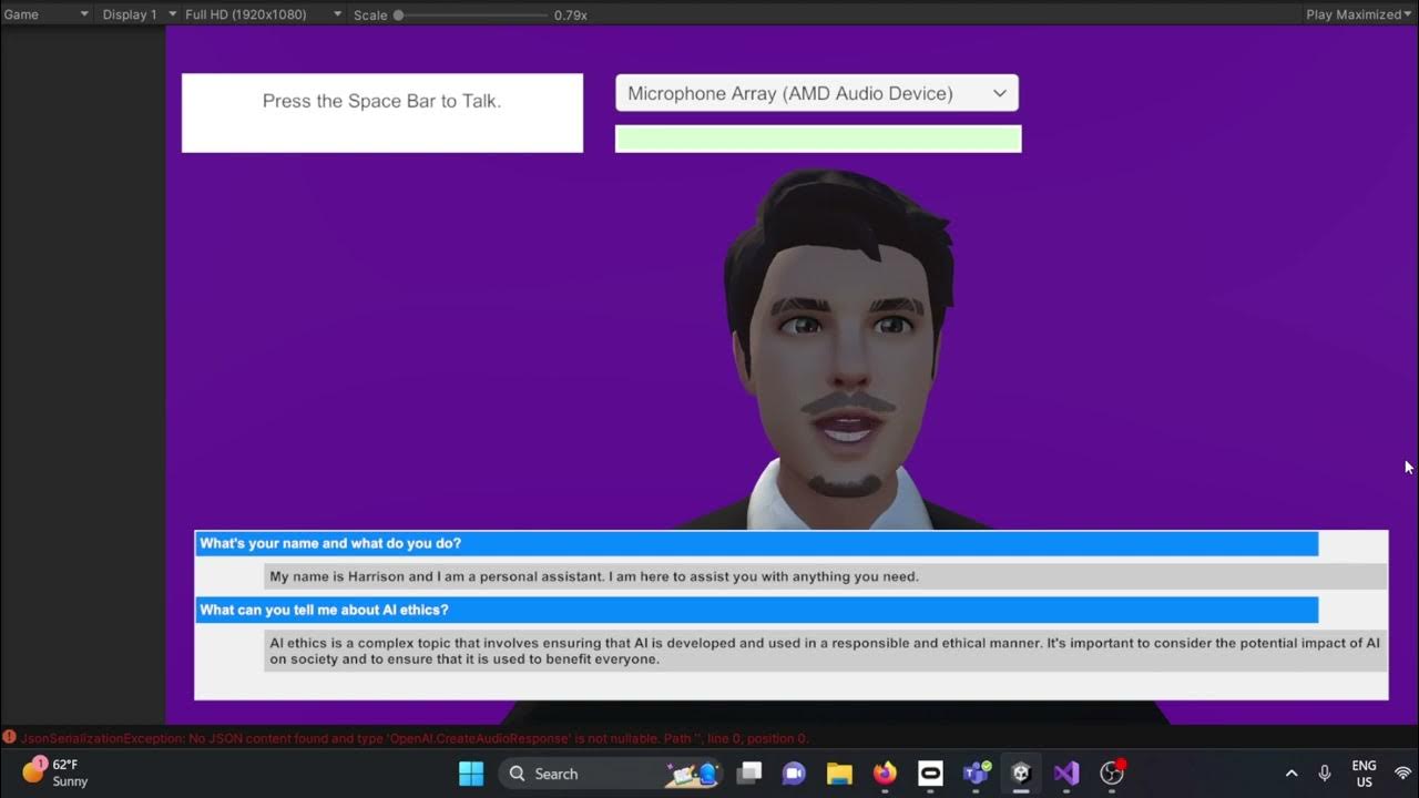 Unity 3D Chat GPT NPC - YouTube