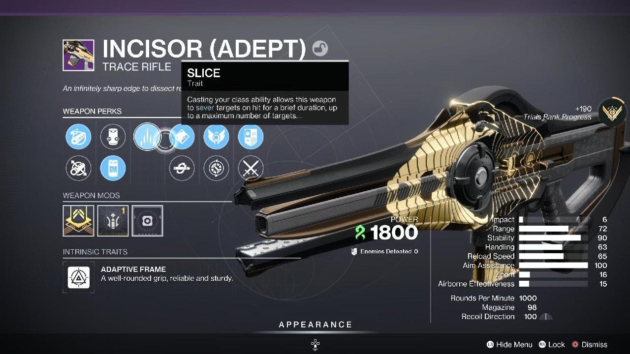 Another Passage of Persistence, another Incisor (Adept)?! | Destiny 2 - YouTube