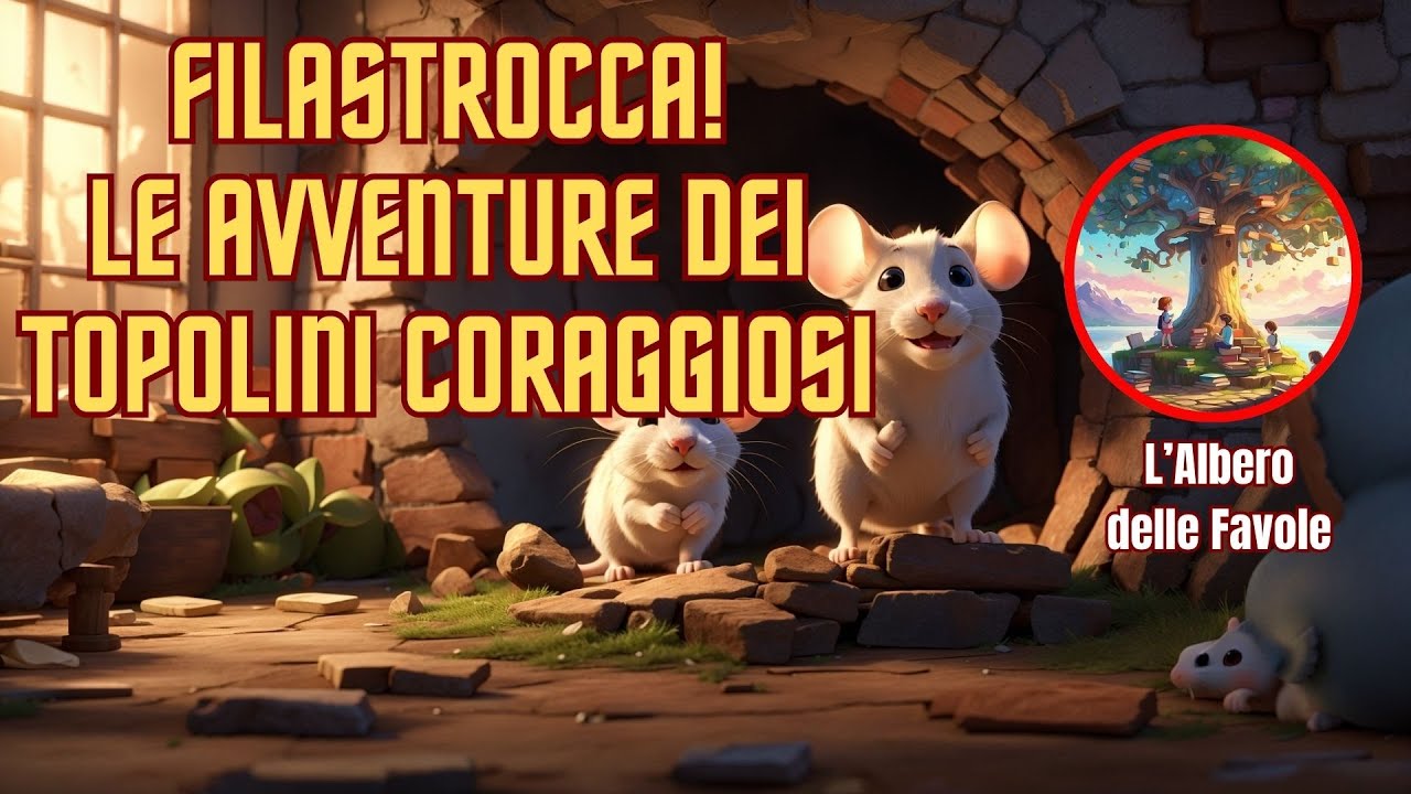 Le Avventure dei Topolini Coraggiosi! Filastrocca - YouTube