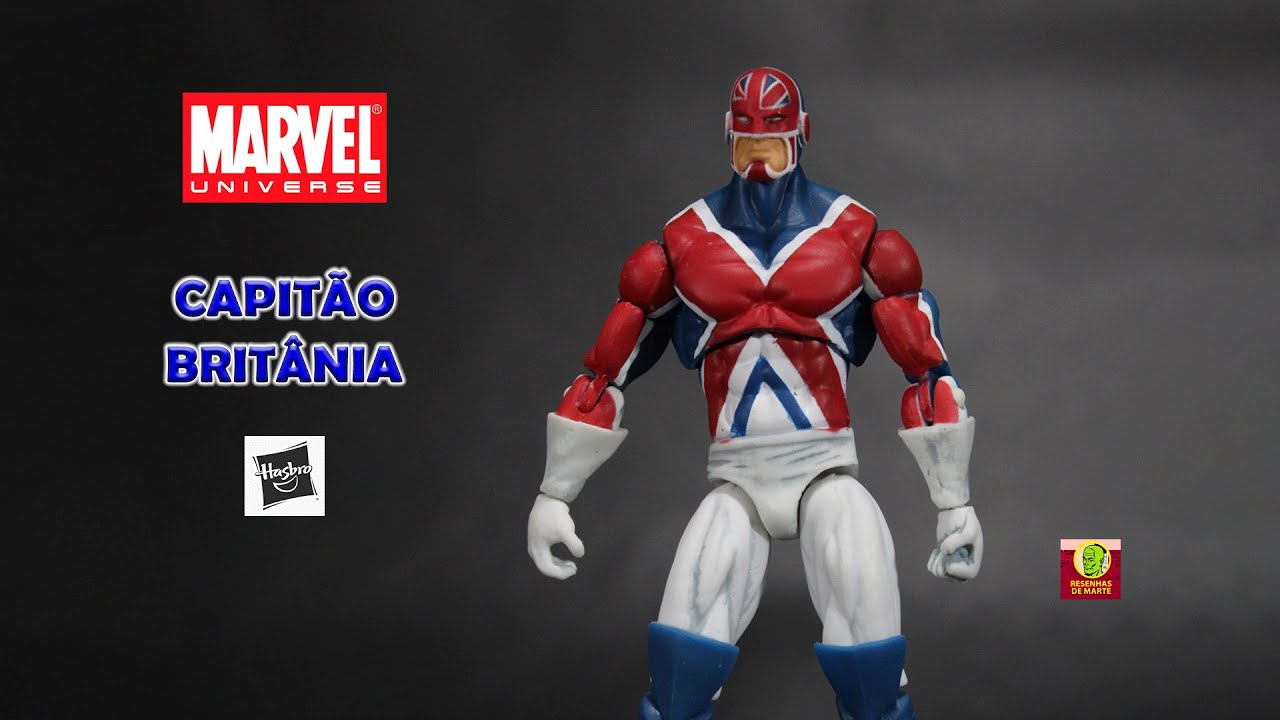Capitão Britânia Marvel Universe Captain Britain Hasbro Action Figure ...