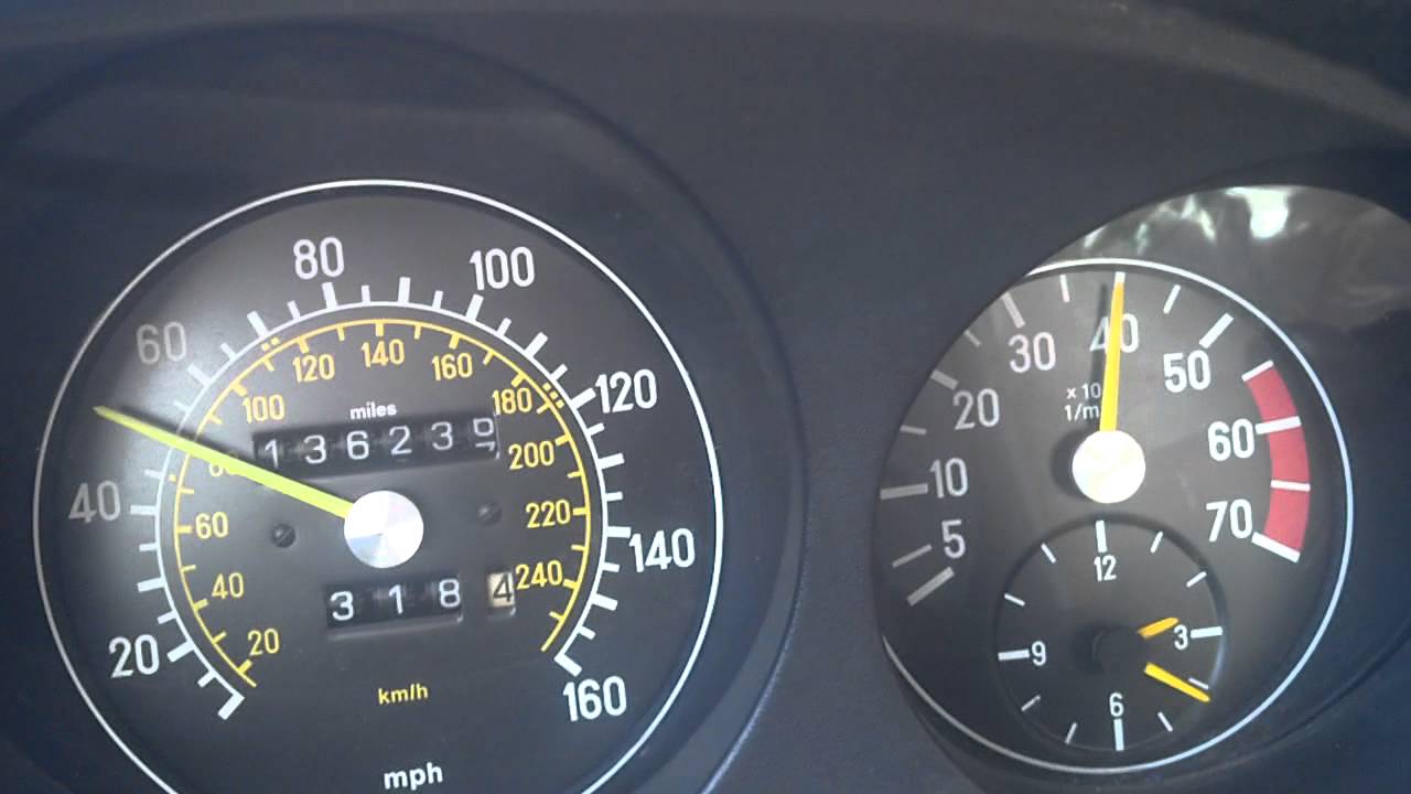 Mercedes 380SL Engine Tachometer, V8, Automatic, New Leather, Keyless ...