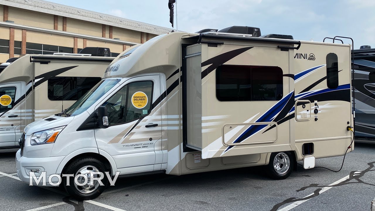 All-Wheel Drive Class C Motorhome 2022 Thor Gemini 23TE - YouTube