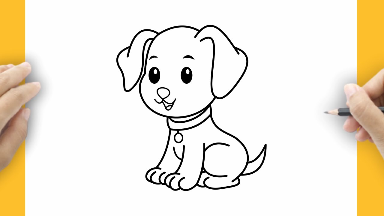 HOW TO DRAW A DOG - YouTube