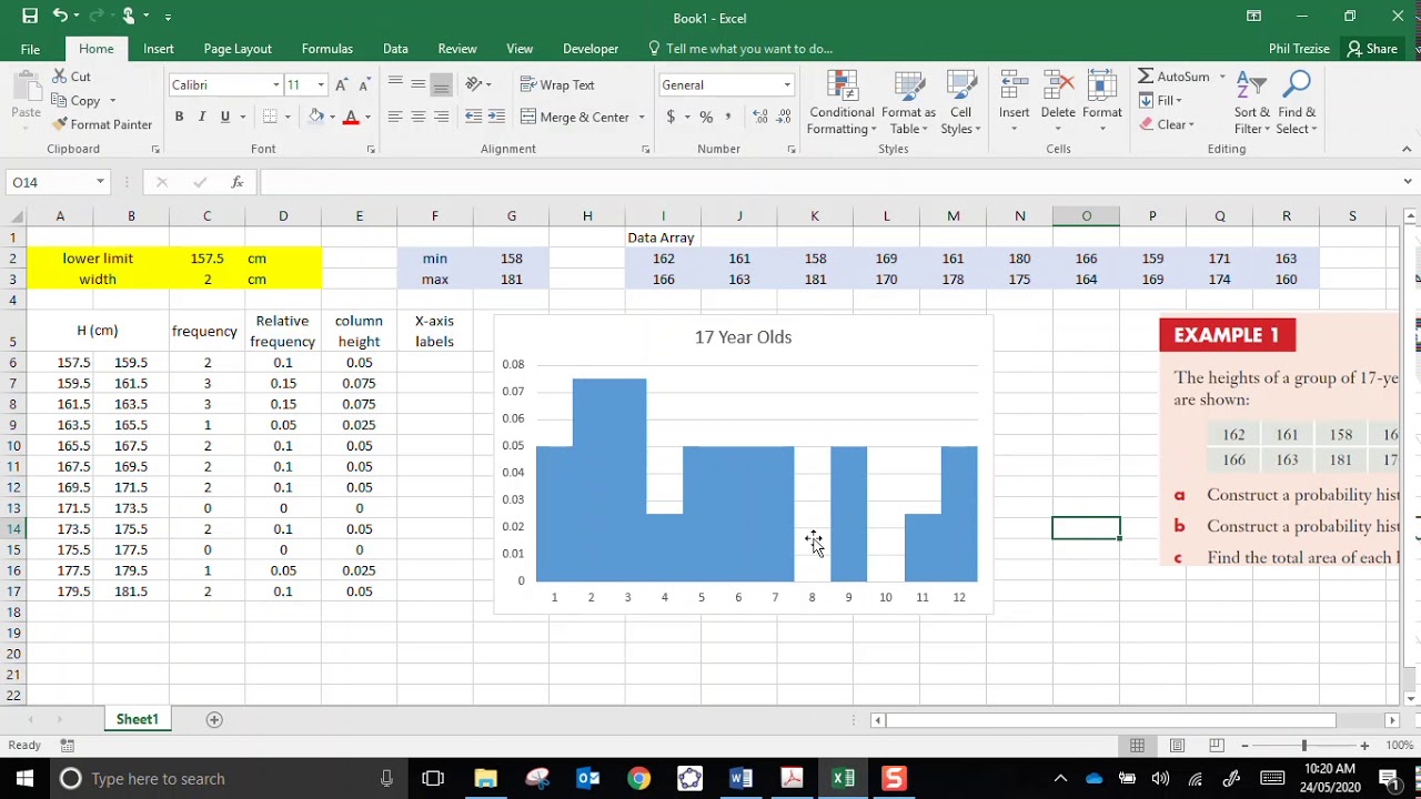Continuous Probability Histograms - YouTube