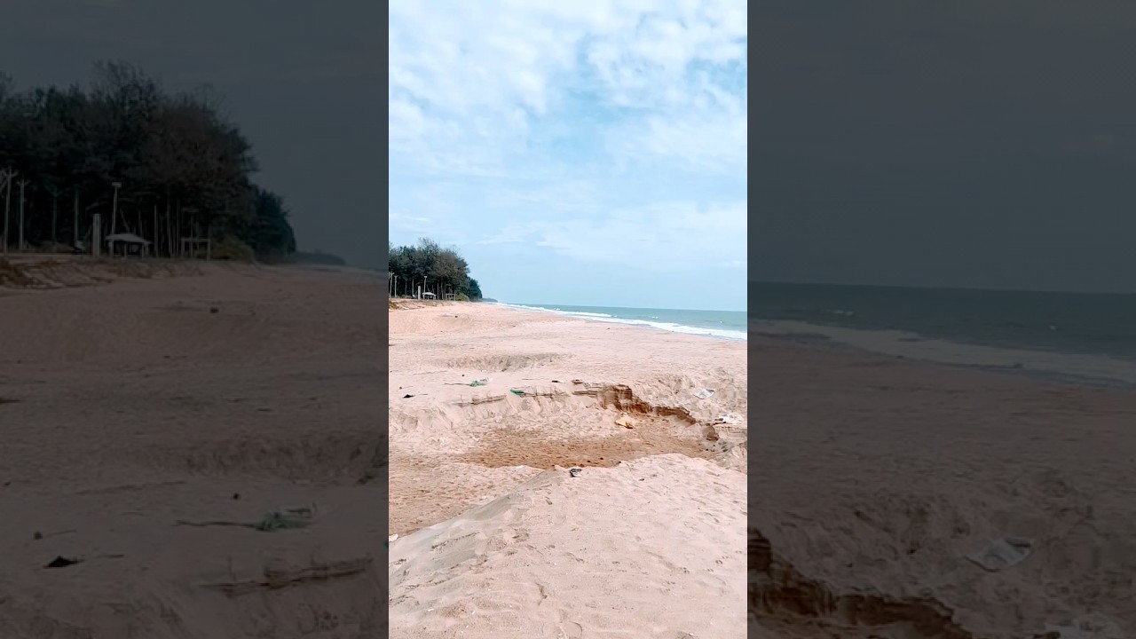Peringadi Beach near Uppala - YouTube