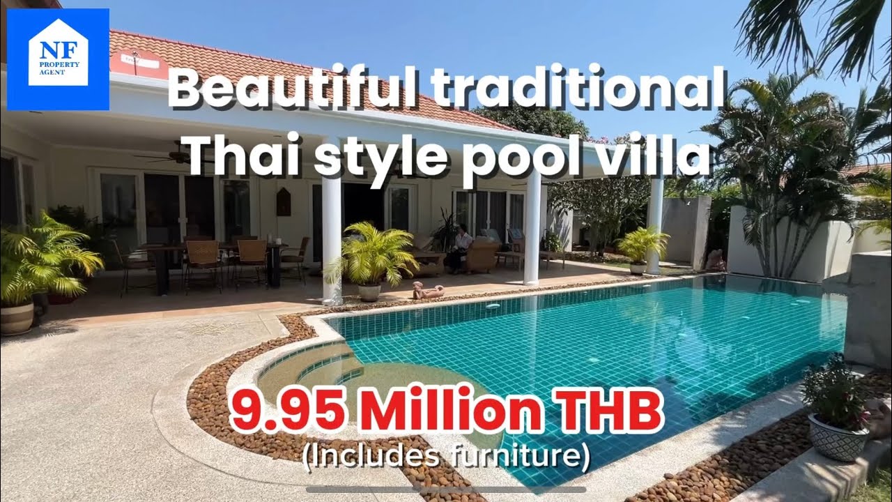 Beautiful traditional Thai style pool villa house in Hua Hin _9.95 ...