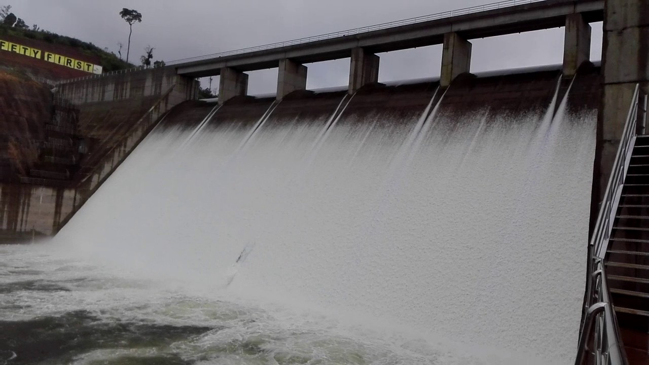 Ogee spill way at xe pian dam ປະຕູນ້ຳລົ້ນຂອງເຂື່ອນເຊປຽນ - YouTube