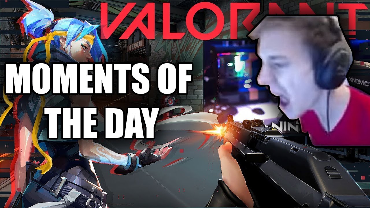 NINJA GETS MAD VALORANT | VALORANT MOMENTS OF THE DAY - YouTube