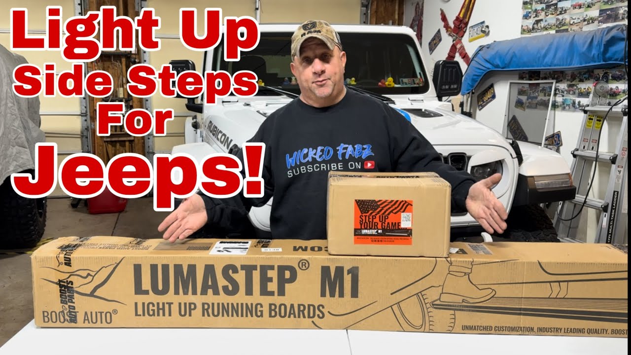 Boost Auto Lumasteps M1 Side Steps Installed and Test on the Jeep ...