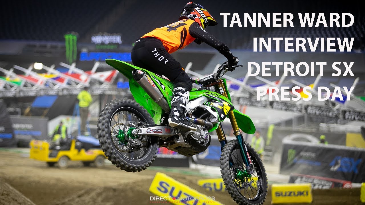 Tanner Ward 2022 Detroit SX Press Day Interview - YouTube