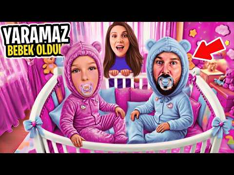 DÜNYANIN EN YARAMAZ BEBEKLERİ! ADA VE BABASI BEBEĞE DÖNÜŞTÜ EVDE NELER YAPTILAR? 