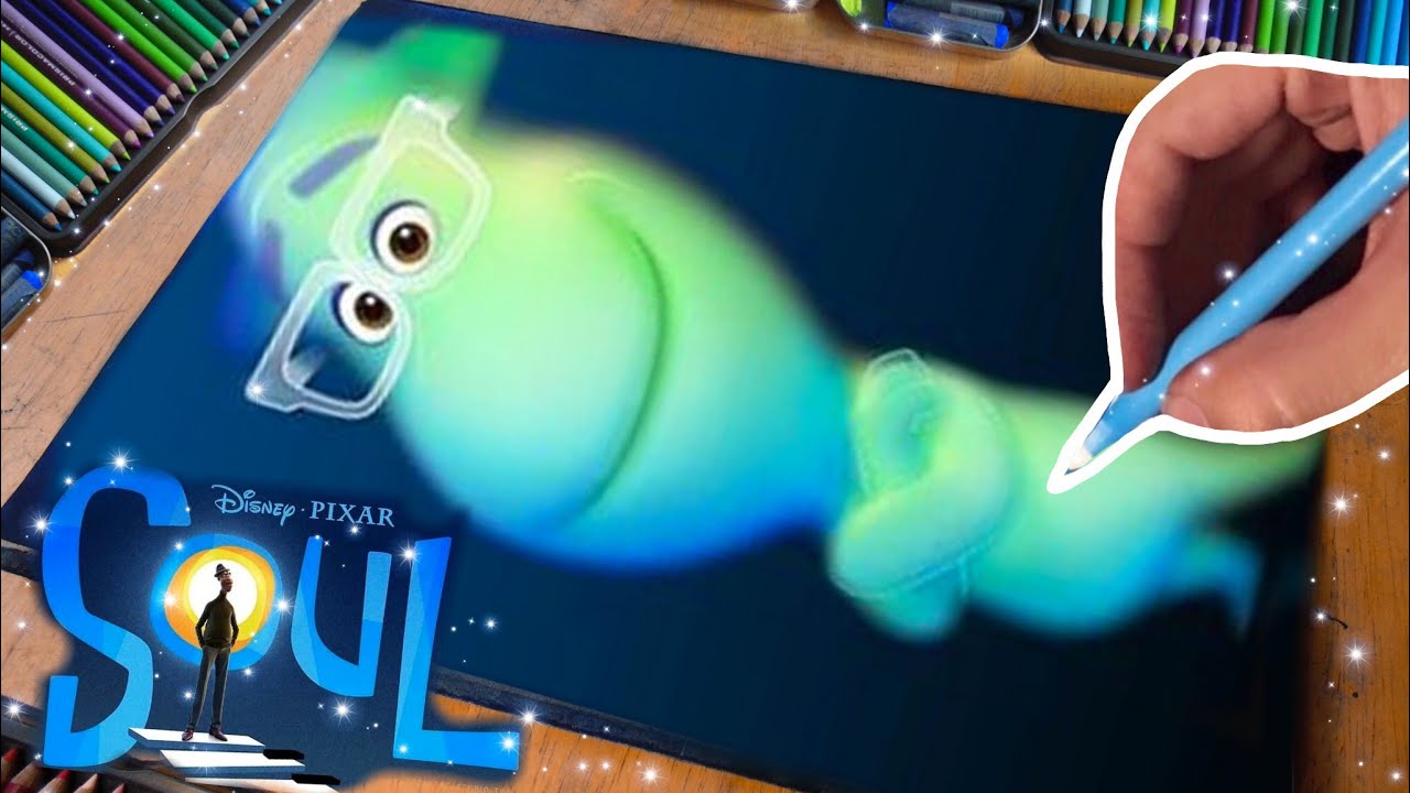 COMO DIBUJAR A JOE SOUL DISNEY PIXAR 2020 ALMA(DISNEY PIXAR) HOW TO ...