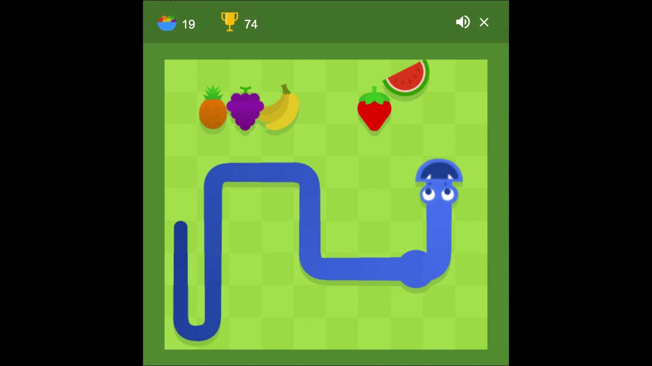 【Google Snake】I quit collecting apples but collecting vegetables!【Day6 ...