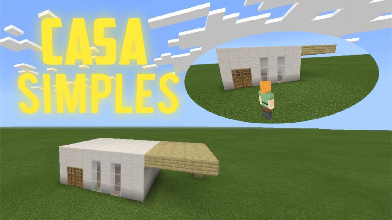 Construir uma casa simples no Minecraft - YouTube